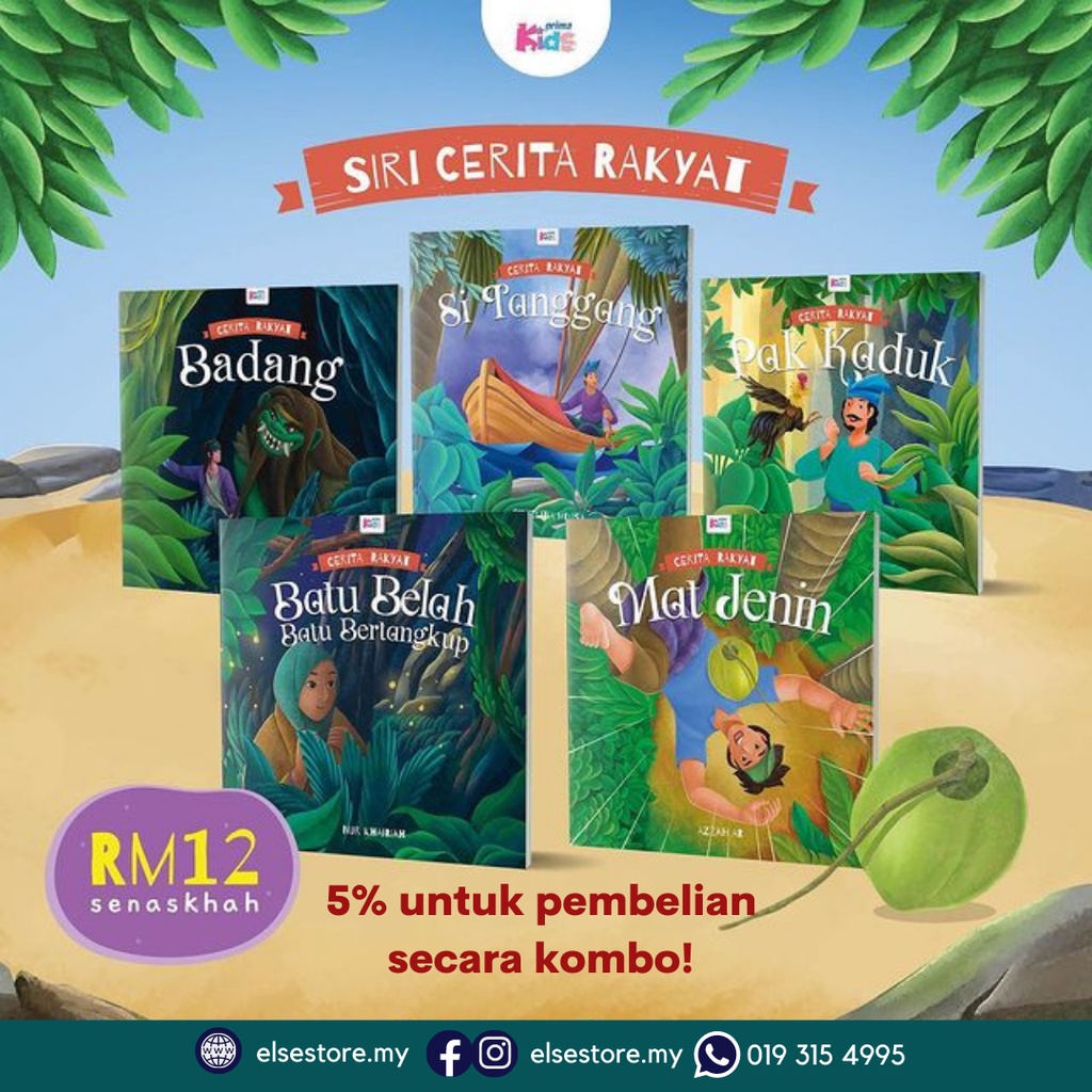 Buku Siri Cerita Rakyat (Buku Cerita Kanak-Kanak) | Shopee Malaysia