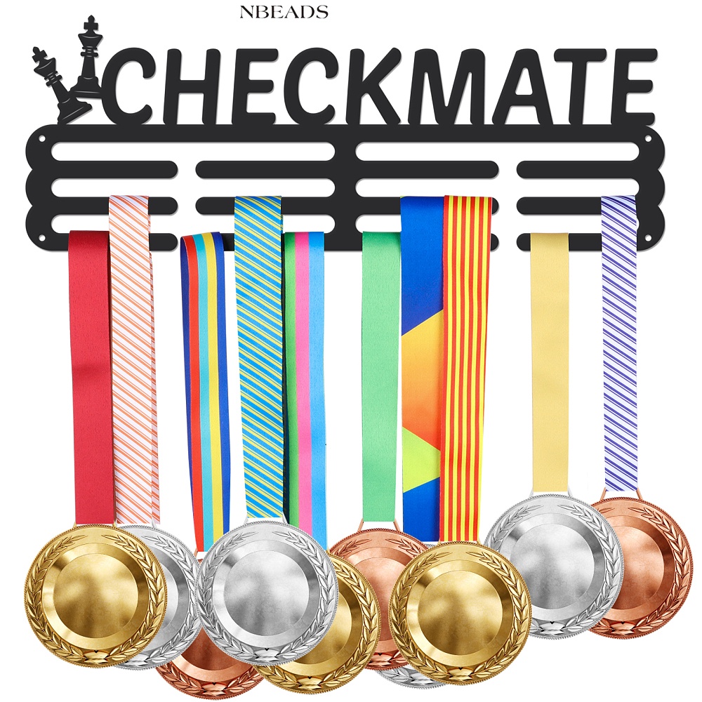 1Set Fashion Iron Medal Hanger Holder Display Wall Rack with Screws ...