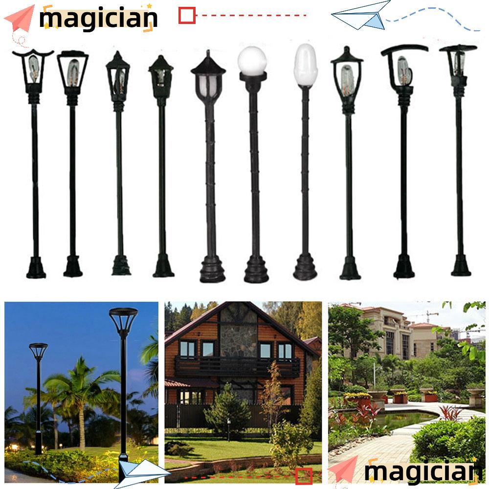 MAGIC 10pcs 1:100 Scale Layout Lamppost 70mm Scenery Led Lamp Model ...