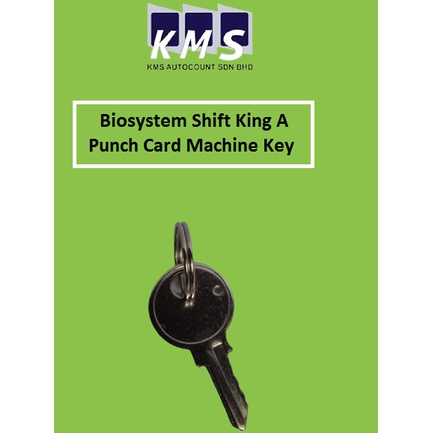 Biosystem Shift King A Punch Card Machine Key | Shopee Malaysia
