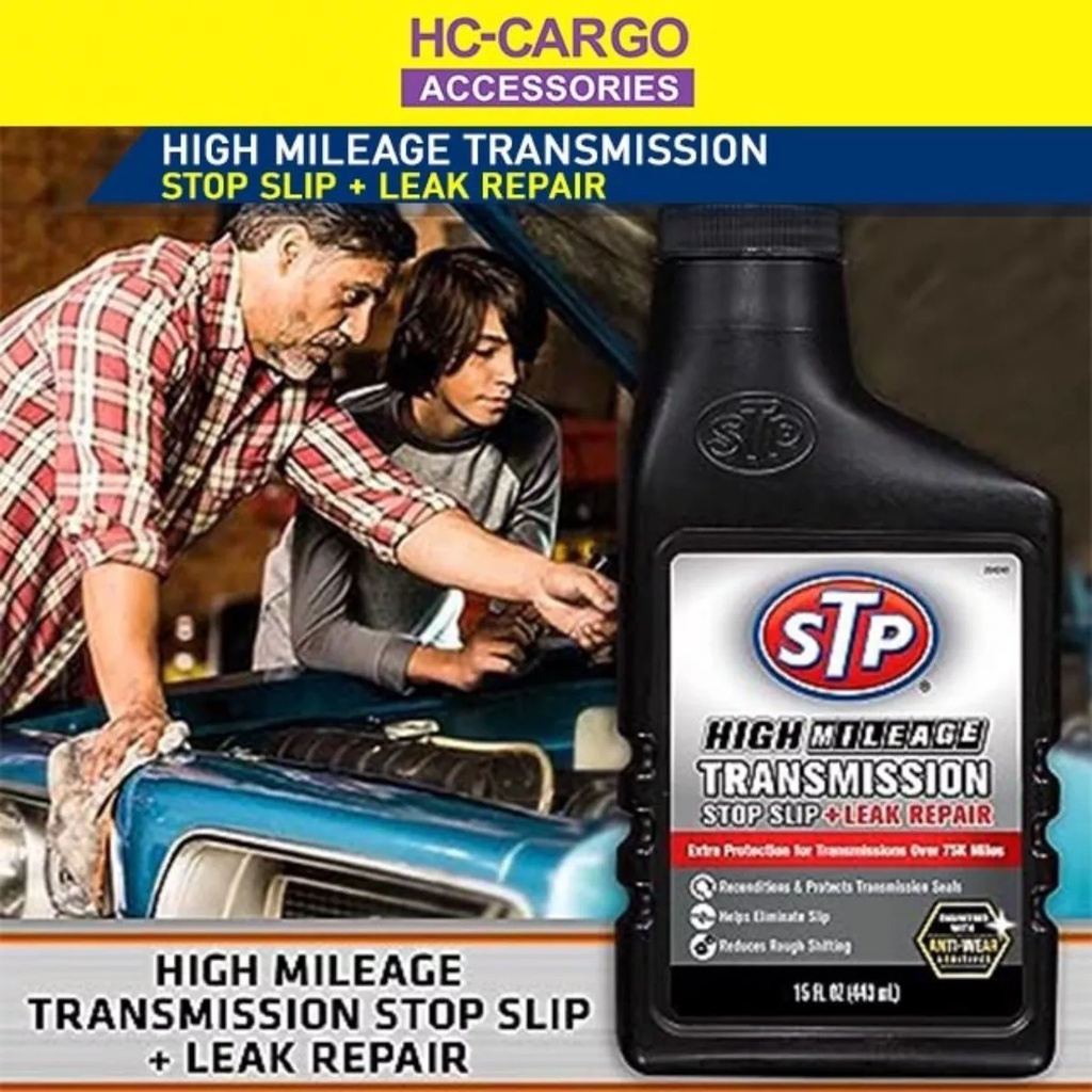 STP High Mileage Transmission Stop Slip + Leak Repair ( 443mL ...
