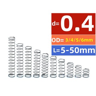 pressure springCompression spring SUS304 wire diameter 0.4mm OD3-4-5 ...
