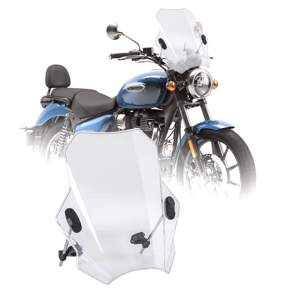 Windscreen For Royal Enfield Bullet/Meteor/Classic 350 500 Interceptor ...