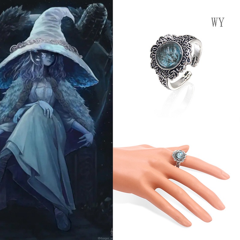 WY Hot Anime Game Elden Ring Ranni Cosplay Dark Moon Adjustable Opening ...