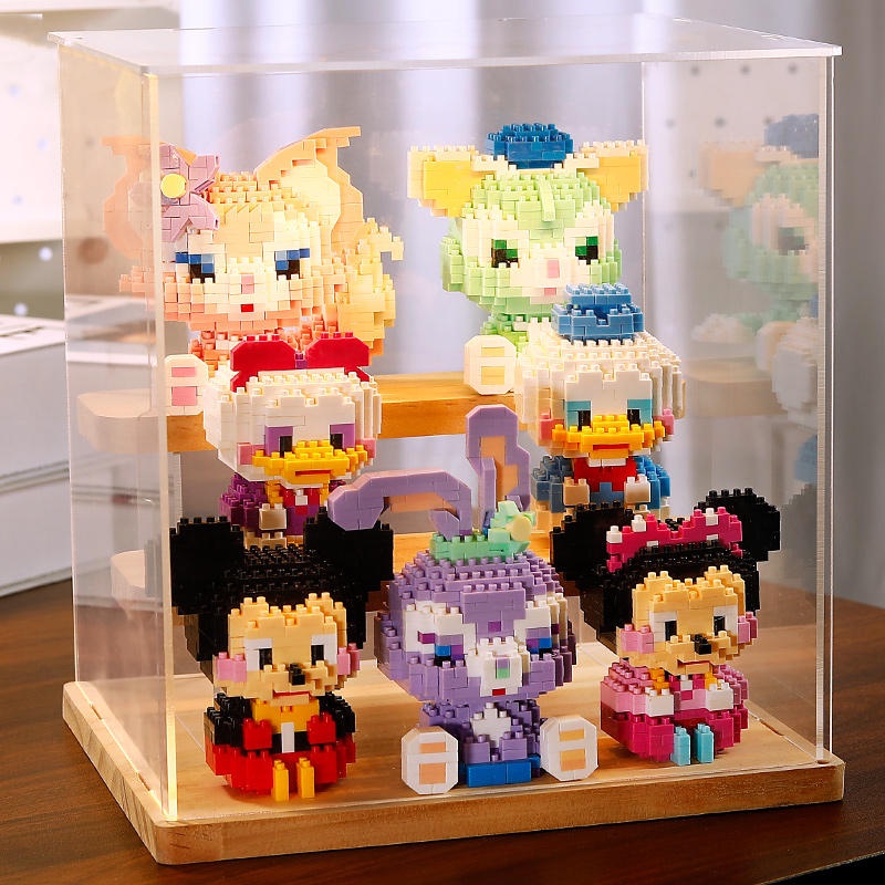 3D Block Mini Block DIY Disney Character Model Building Blocks Nano block Disney Cartoon Toy 积木 ...