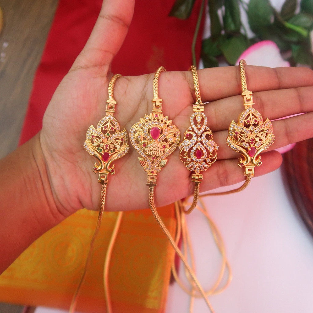Gold Plated Moggupu Thali Chain | Indian Mop Chain | Shopee Malaysia