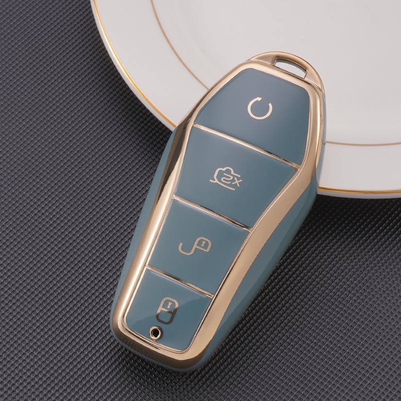 Soft TPU Car Key Case Shell Fob Holder For BYD Han Ev Tang Dm/Qin PLUS ...