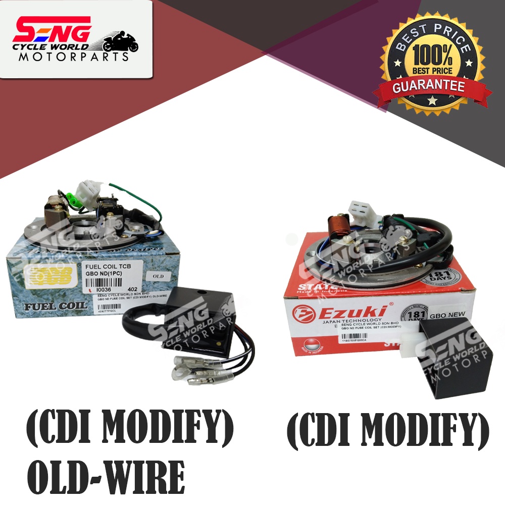 HONDA GBO ND FUSE COIL SET (CDI MODIFY) NEW-SOCKET / OLD SOCKET ...
