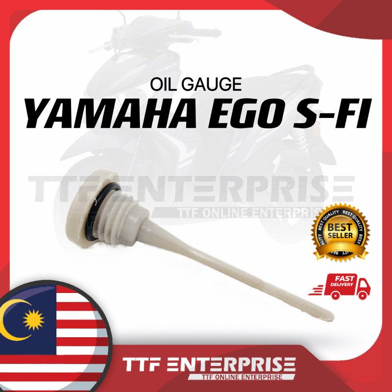 YAMAHA EGO-S FI OIL GAUGE EGO S FI TUDUNG MINYAK HITAM MINYAK ENJIN ...