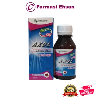 HOMECARE Axol Liquid Grape Flavour 100ml (Ubat Batuk Cair Kahak ...