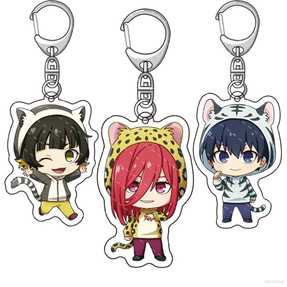 Blue Lock Keychain Anime Keyring Acrylic Cute Bag Pendant Double Sided ...