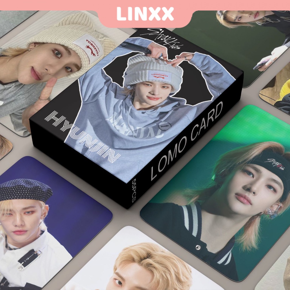 LINXX 55 Pcs Straykids Hyunjin Album Lomo Card Kpop Photocards ...