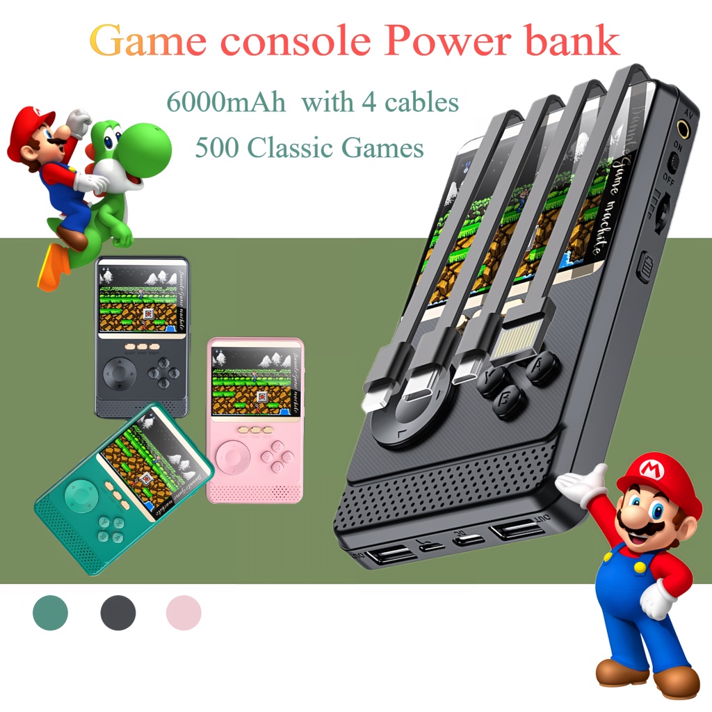 Q18 handheld game console classic 500 game boy3.0 inch HD color screen ...