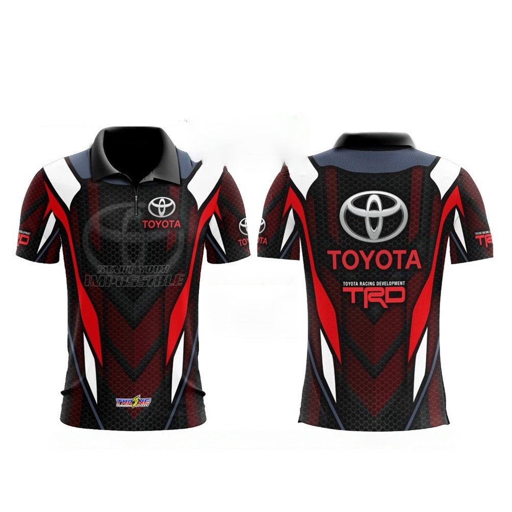 Toyota Polo Shirt (Full Sublimation) | Shopee Malaysia