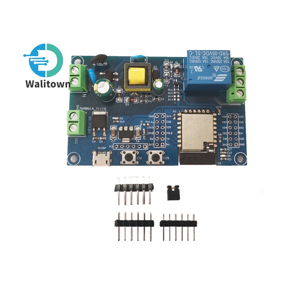 ESP32-C3/ESP-C3-12F Development Board AC/DC Power Supply WIFI BT BLE ...
