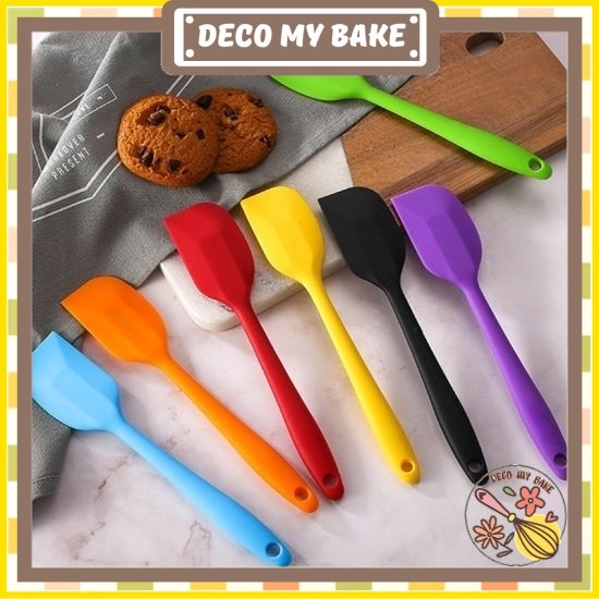 DMB Spatula Scraper Silicone Butter Cream Icing Mixer Cake Baking Tools ...