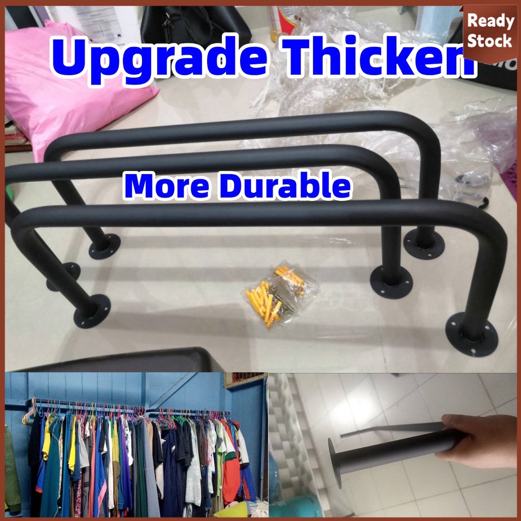 Cloth Bar Wall Hanger/Clothes Hanging Rack/Wall Mounted Hanger/Besi ...