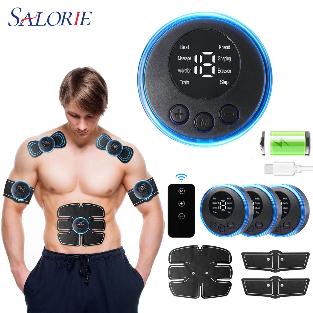Salorie USB Rechargeable Electric Ems Massager ABS Muscle trainer for ...