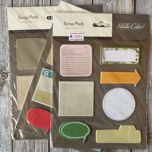 Studio Calico Set of Scrap Pads (Sticky Crafting Notes) | Shopee Malaysia