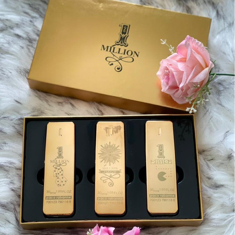 Paco Rabanne 1 Million Miniature set 3 in 1 New | Shopee Malaysia