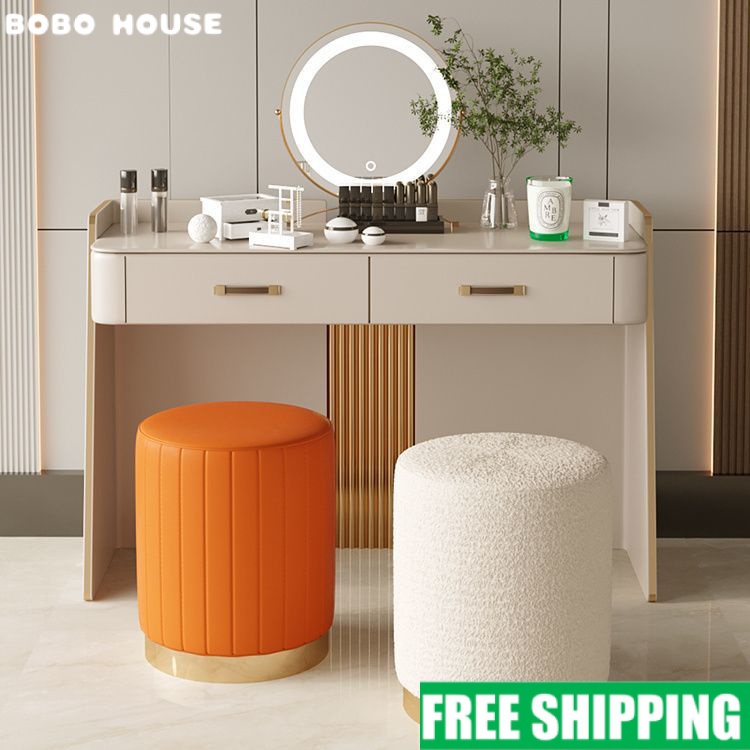 Household Dressing Stool Bedroom Makeup Stool Nordic Influencer ...
