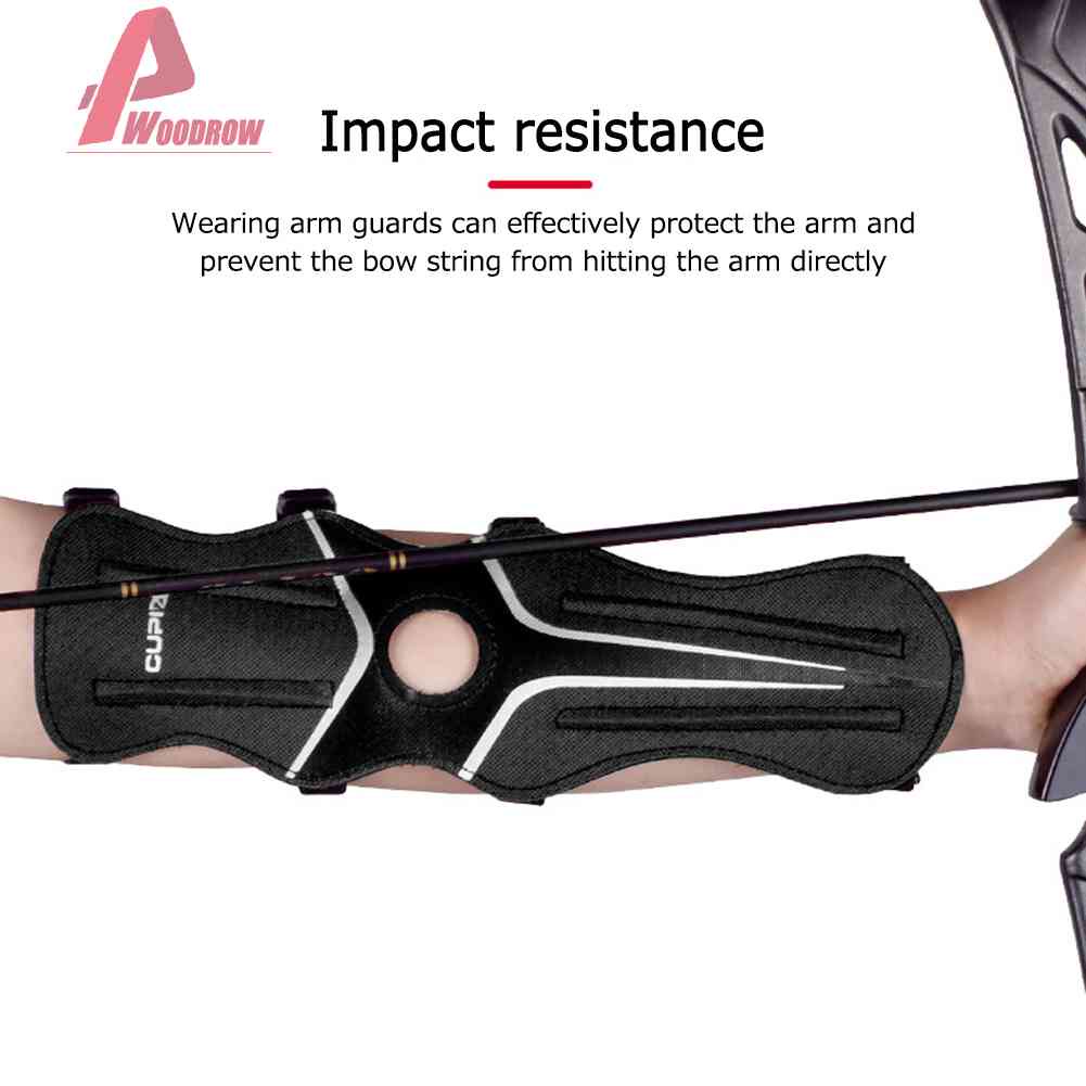 HOT! Nylon Arm Guard Gear Archery Bow Arrow Practice Forearm Protector ...