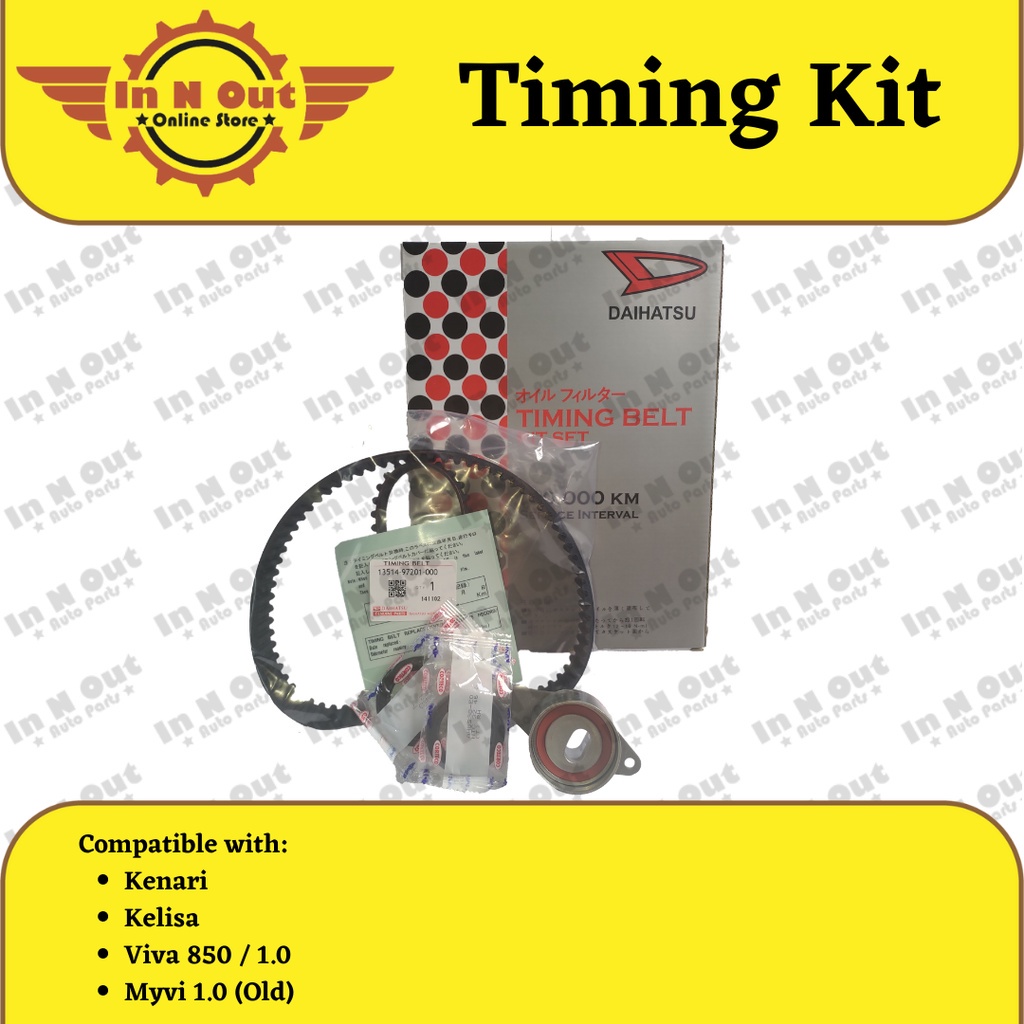 Timing Kit - [Perodua Kenari / Perodua Kelisa / Perodua Viva 850 / 1.0 ...