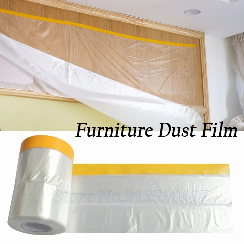 20M Masking Film Plastic Cover Multipurpose Furniture Sofa Bed ...