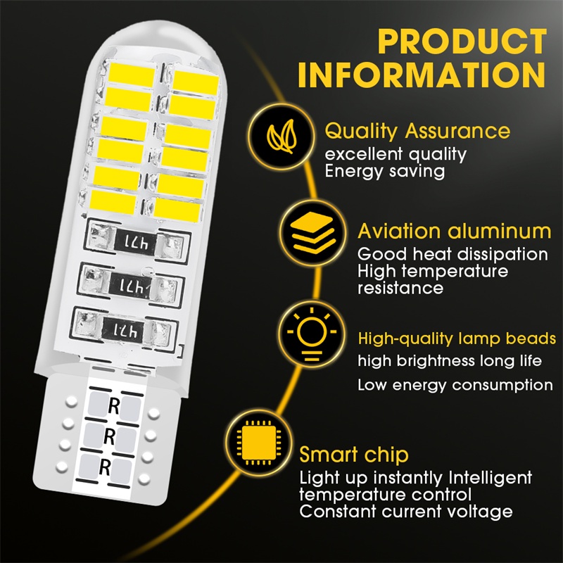 Super Bright LED T10 Car Led Bulbs/ Car Interior Reading Dome Map Door ...