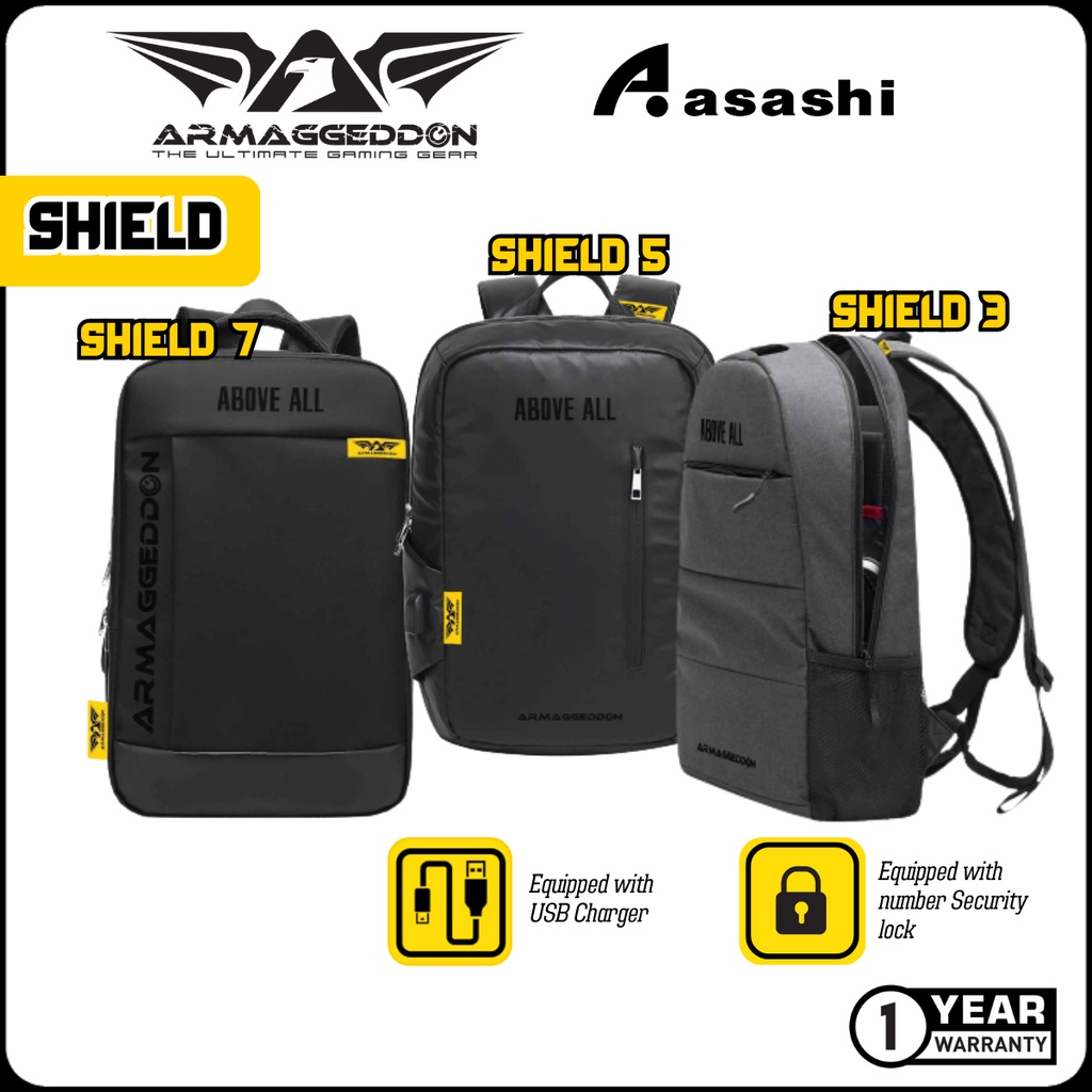 Armaggeddon SHIELD 3 / SHIELD 5 / SHIELD 7 Backpack | Shopee Malaysia