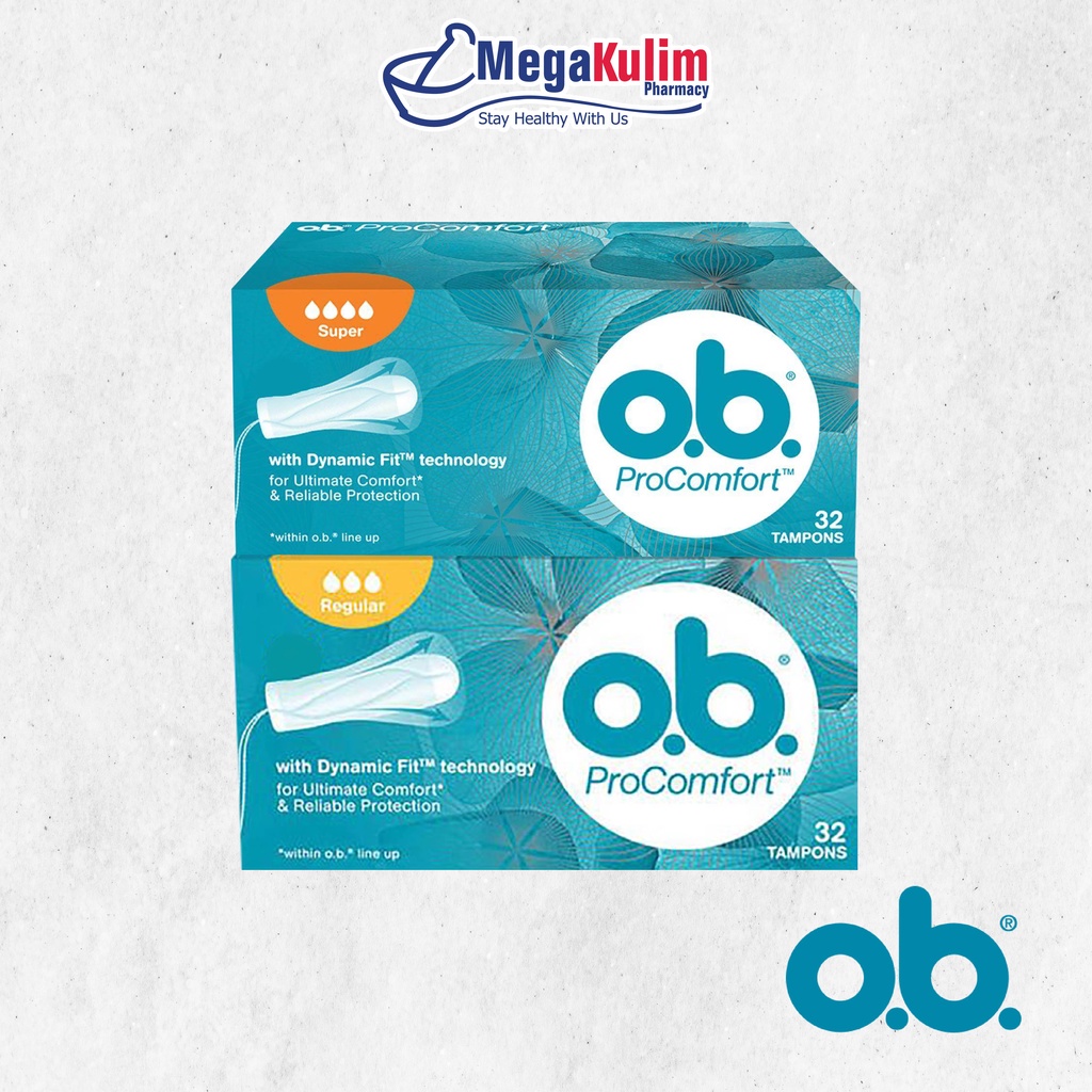 OB Pro-Comfort Tampon 32's (Regular / Super) | Shopee Malaysia
