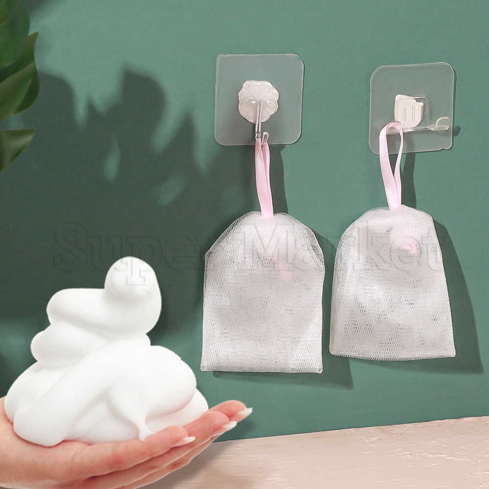 Random Color Mesh Blistering Net Facial Cleanser Bubble Net Handmade ...