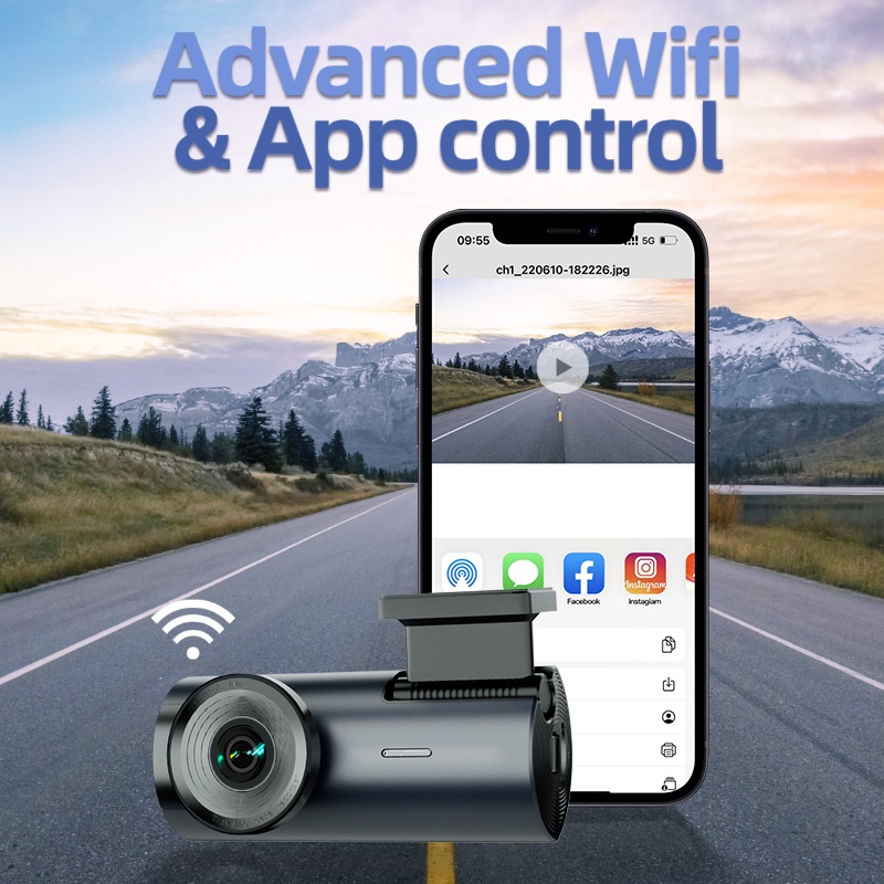 Mini Camera Wifi Dashcam Mobile Phone Interconnected Screenless Hidden ...