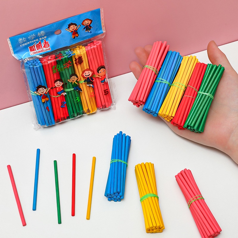 Math stick student educational toy 100 teaching arithmetic stick ...