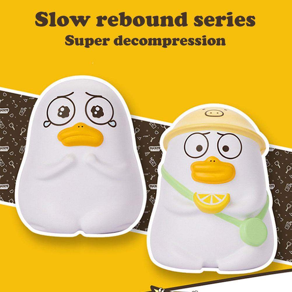 Cute Duckyo Friends Slow Crying Duck Toy Soft Squishy Rebound Stress ...