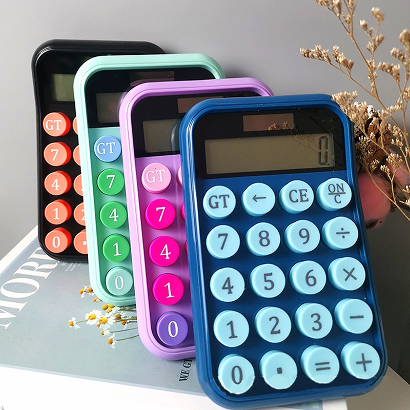 Candy Color Calculator 10-digit Display Barbie Dopamine Color Large ...