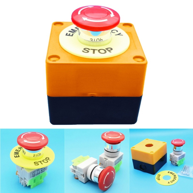 PCF* Emergency Stop Push Button Switch Equipment Lift Elevator Latching ...