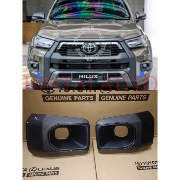 *ORIGINAL TOYOTA GUN126 HILUX ROGUE 2020 FRONT FOG LAMP COVER/ SPORT ...