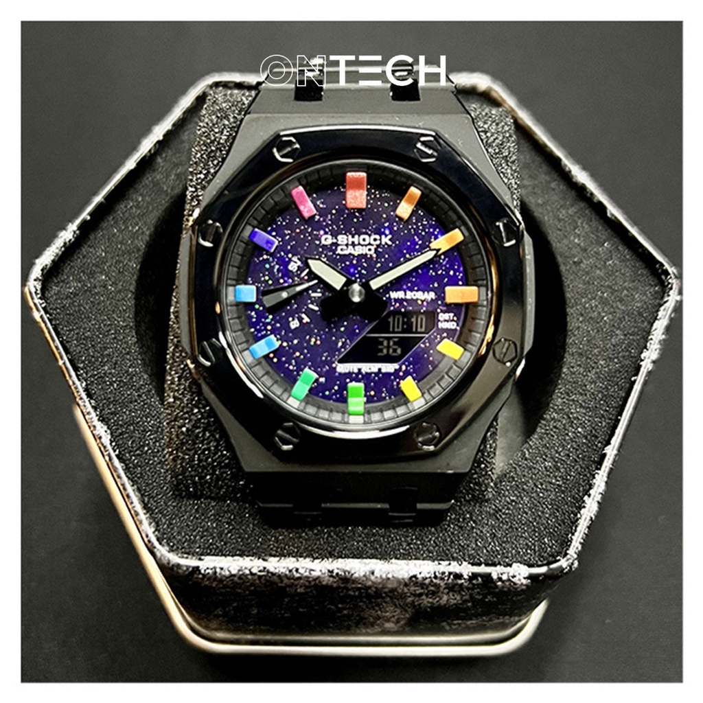 Casio G-Shock "Special Full Metal CasiOak Custom" GALAXY (Full Black ...
