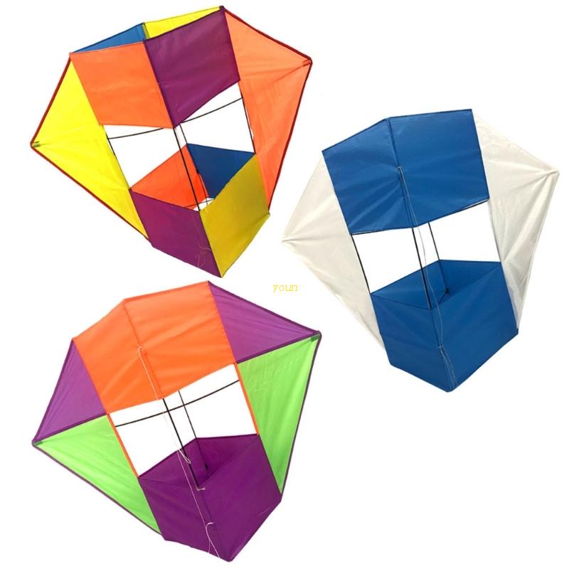 youn Large Cube Box Shape Kite Soft Kite Tear-resistant Kite Outdoor ...
