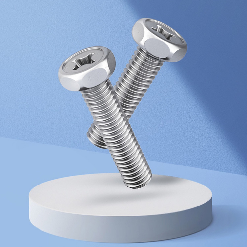 [FWM] 304 Stainless Steel Phillips Concave Hole External Hexagon Screw ...