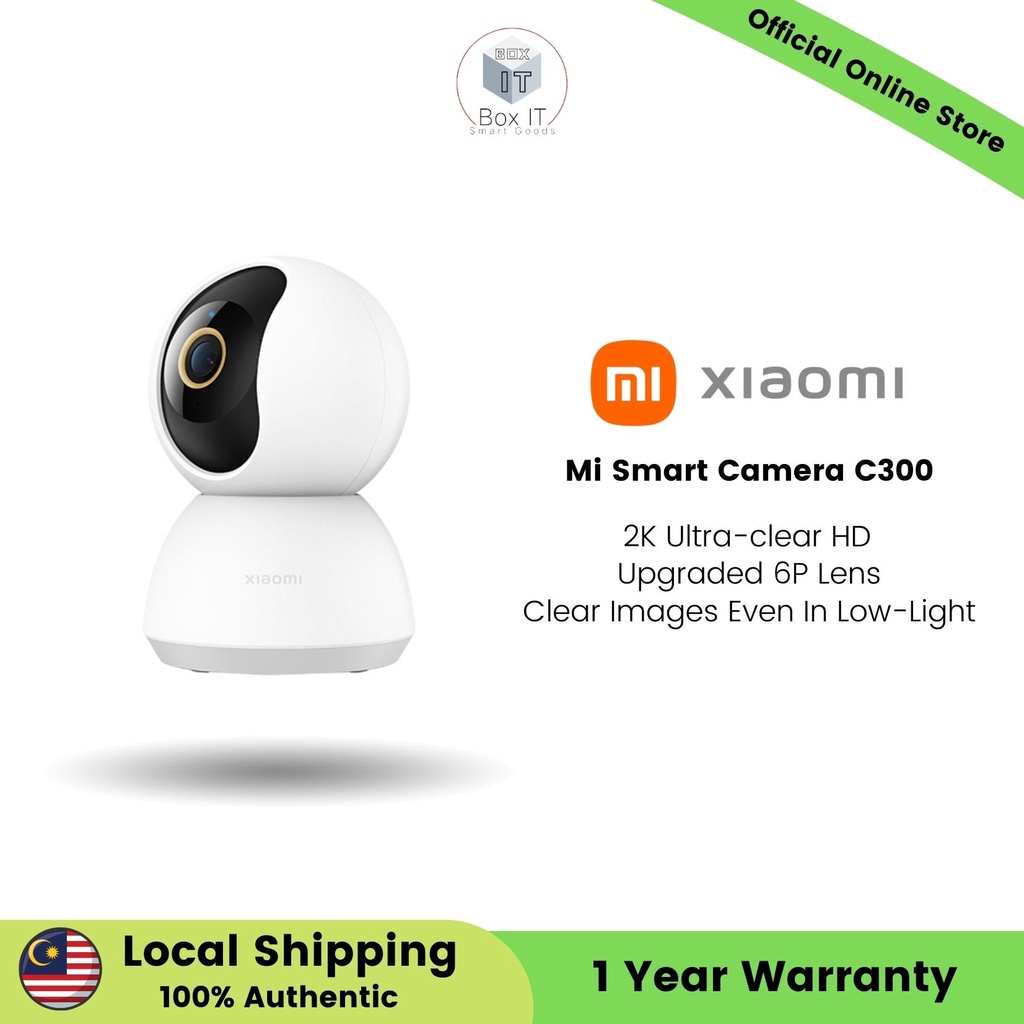 Mi Smart Camera C300 | 2K Ultra-clear HD | Upgraded 6P Lens | Clear ...