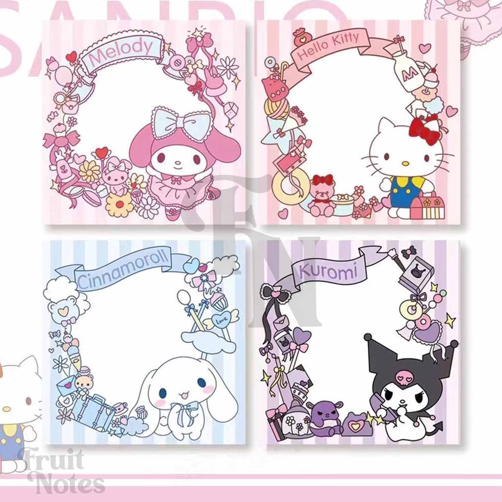 SN332 50 sheets Sanrio Theme Notepad | Shopee Malaysia