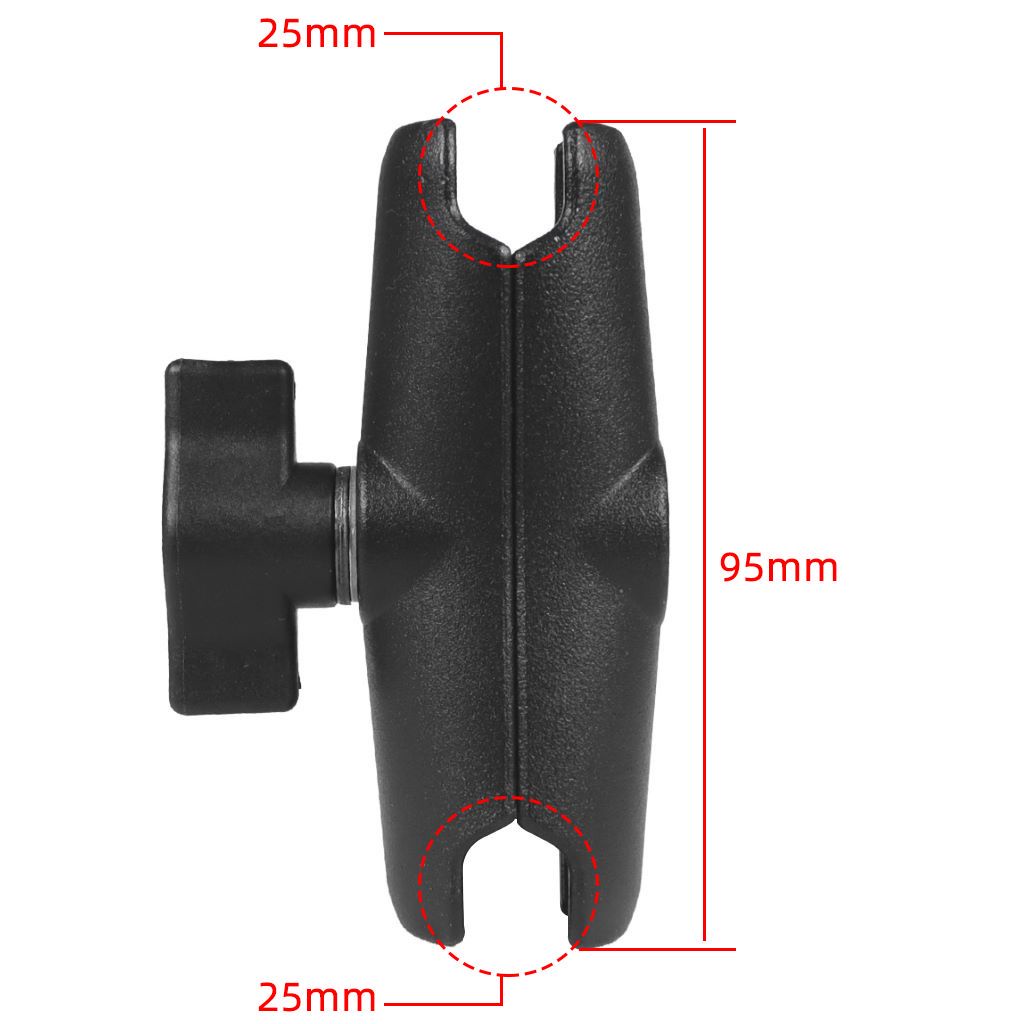 FEICHAO 90mm/95mm/150mm Double Socket Arm for 1 Inch Ball Mount Bases ...