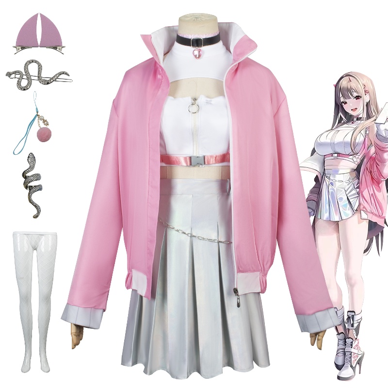 NIKKE Goddess of Victory Viper Cosplay Costume Women Viper Sexy Pink ...