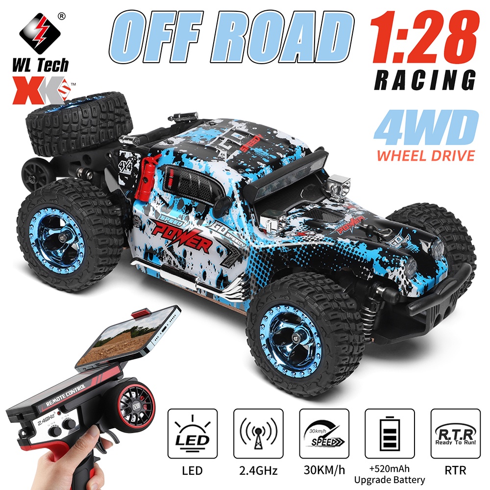 Remote Control Car 30km/h Wltoys 284161 Off Road RC Car Mini 1/28 RC ...