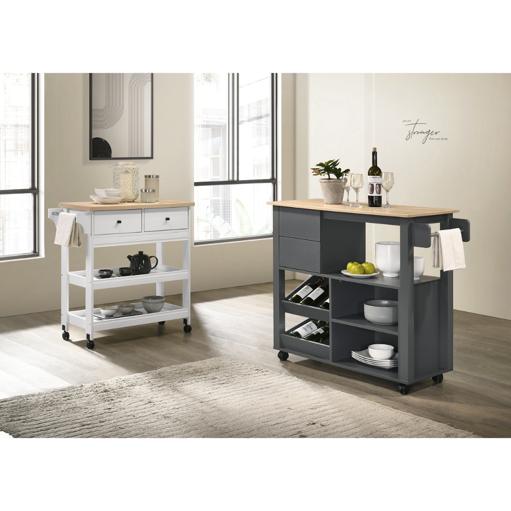 KETO Kitchen Trolley Rack Kitchen Island Table Kitchen Cart Island ...