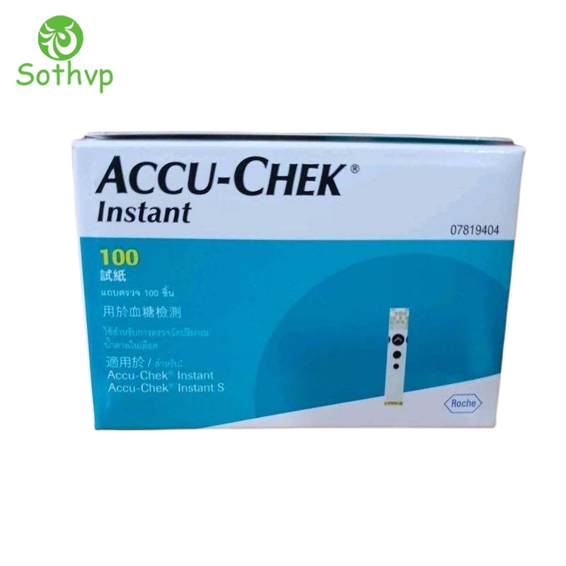 (Exp:07, 2026) Accu-Chek Accuchek Instant Instant S Glucose Test Strip ...