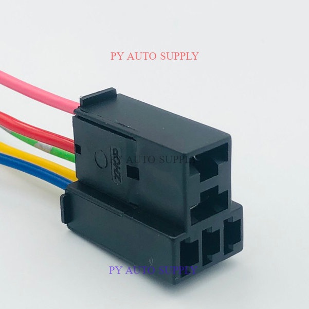 1PCS 5PIN Proton Wira Waja Aircon Relay Headlamp Relay Socket Connector ...