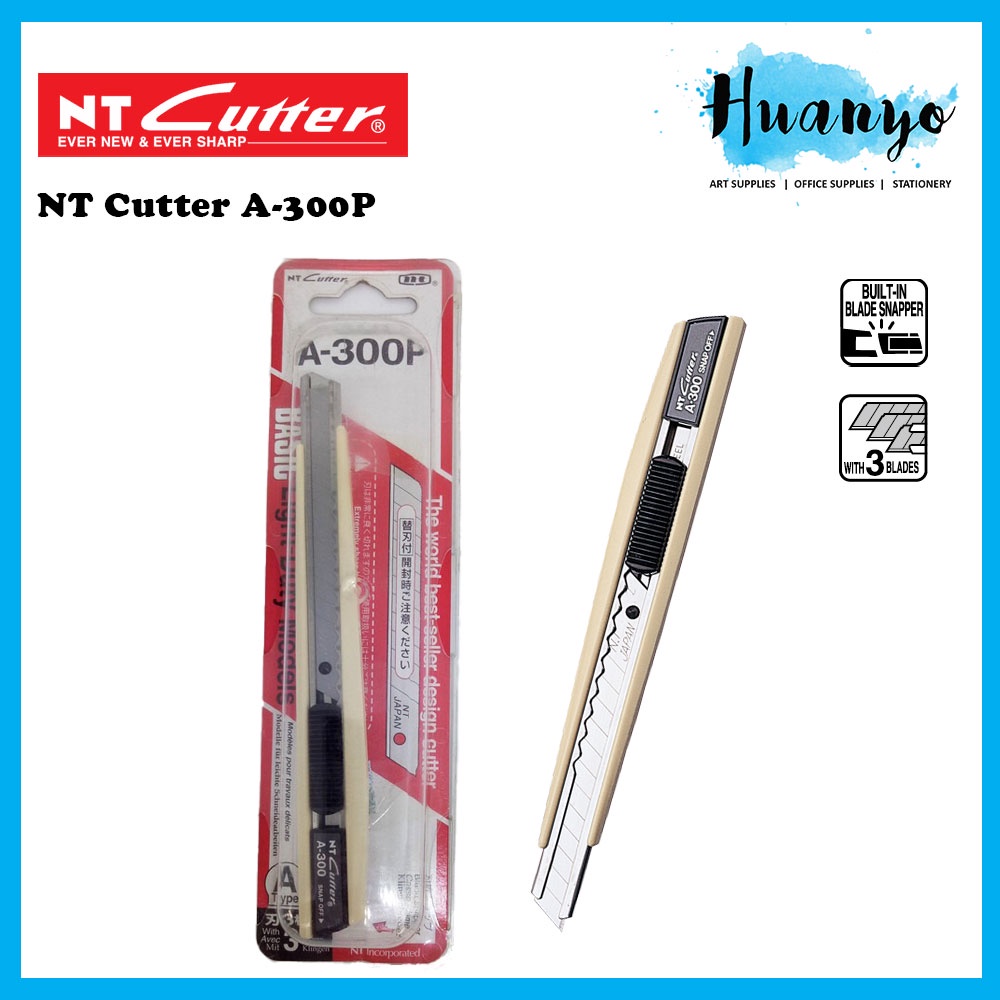 NT Cutter Knife A-300P Ivory White (Made in Japan) | Shopee Malaysia